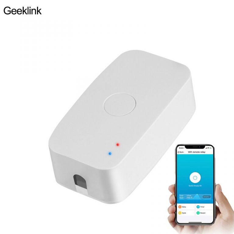 Relé inalámbrico con control de teléfono móvil y función de temporizador